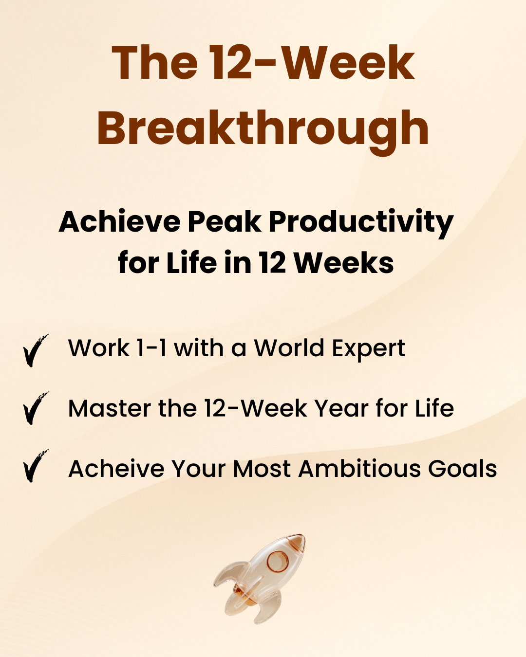Access to The Best 12-Week Year Template